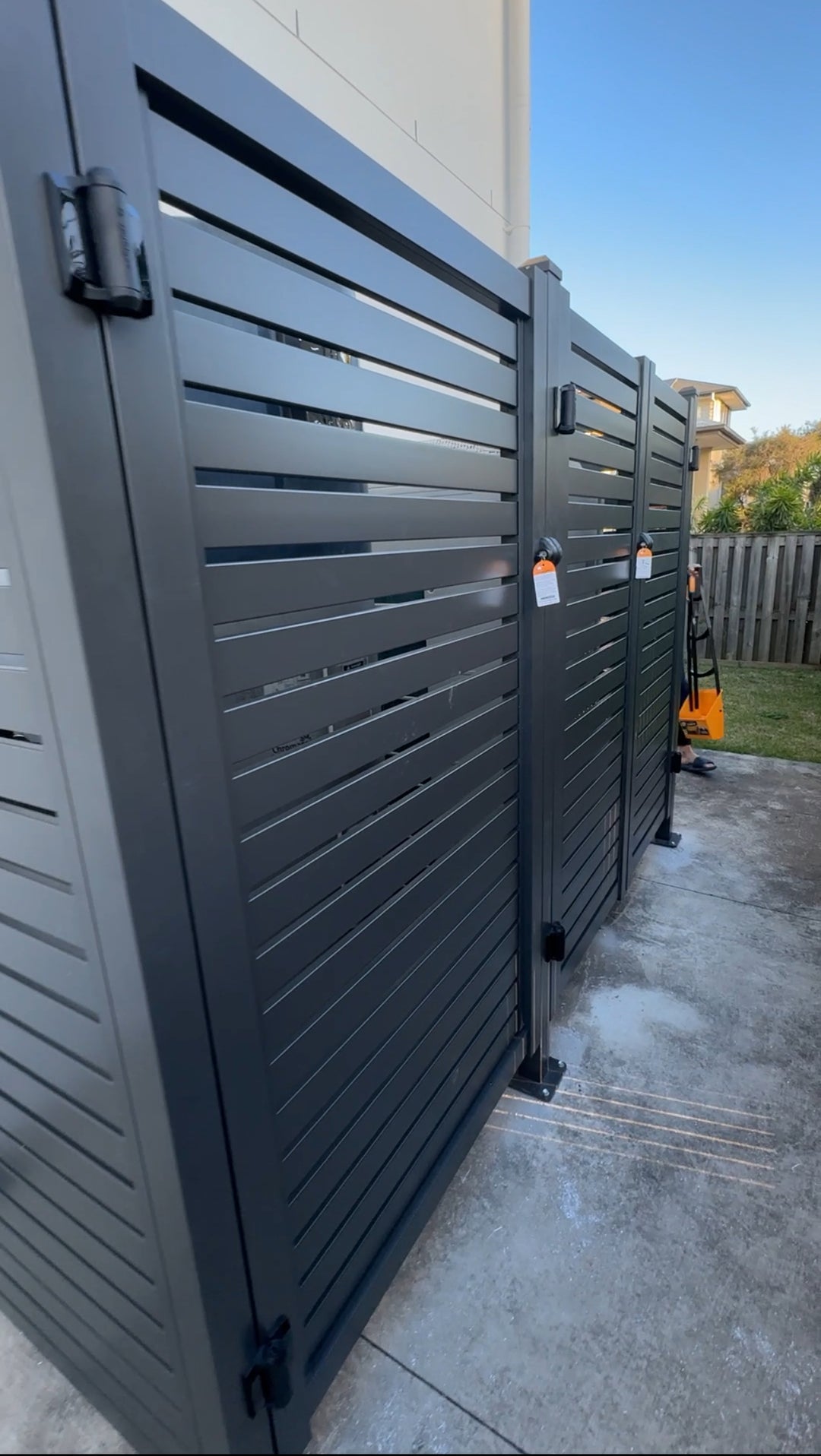 DIY Aluminum Horizontal Slats Pedestrian Gate – Fenlux Shop