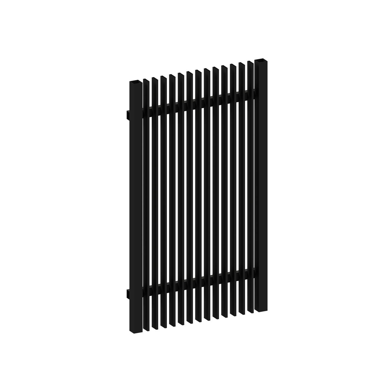 Aluminum Blade Style Pedestrian Gate - No Lock Included – Fenlux Shop
